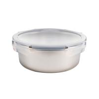 China Stainless Steel Food Storage Containers with BPA-Free PP Lids for sale