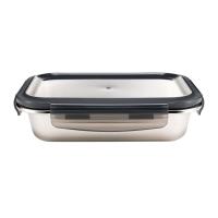 China Stainless Steel Food Container Set 260ml-1930ml with BPA-Free PP Lid for sale