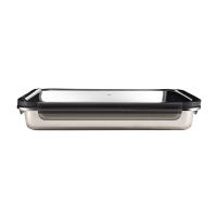 China Stainless Steel Food Container Set 260ml-1930ml with BPA-Free PP Lid for sale