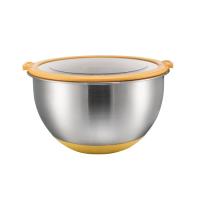 China IKOO Stainless Steel Nesting Salad Bowls with Visible Lids Non-Toxic & Heavy Duty, Airtight & Easy Clean for sale