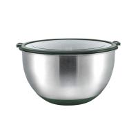 China IKOO Stainless Steel Nesting Salad Bowls with Visible Lids Non-Toxic & Heavy Duty, Airtight & Easy Clean for sale