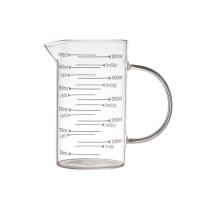 China IKOO Borosilicate Glass Measuring Cup 250ml 500ml 1000ml Food Grade for sale