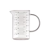 China IKOO Borosilicate Glass Measuring Cup 250ml 500ml 1000ml Food Grade for sale