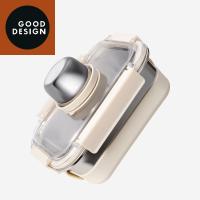 China Stainless Steel Lunch Box with Leakproof Lid for sale