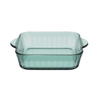 China Teal Color High-borosilicate Glass Tableware for sale
