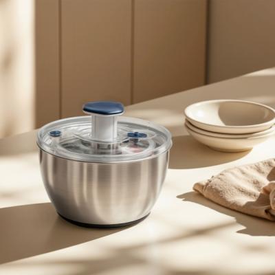 China Stainless Steel Salad Spinner for sale