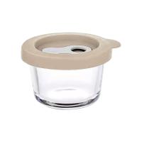 China IKOO Mini Glass Food Container Small Glass Food Container with 120ml 130ml 160ml Capacity and High Borosilicate Glass for sale