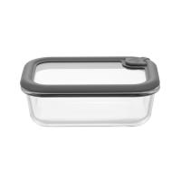 China IKOO Borosilicate Glass Food Container with Vented Glass Lid for sale