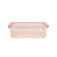 China IKOO Color Sprayed Glass Food Container with PP Lid - BPA Free for sale