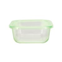 China IKOO Color Sprayed Glass Food Container with PP Lid - BPA Free for sale