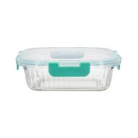 China IKOO Borosilicate Glass Food Container with Airtight Cool Lock Lid for sale