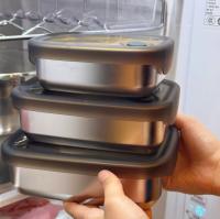 China IKOO Stainless Steel 304 or 316 Food Storage Container with Silicone Lid and Leak-proof Design for sale