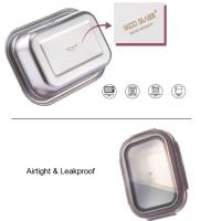 China IKOO BPA Free Airtight Stainless Steel Food Storage Container with Multiple Sizes and Leak-proof PP Lid for sale