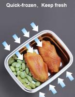 China IKOO BPA Free Airtight Stainless Steel Food Storage Container with Multiple Sizes and Leak-proof PP Lid for sale