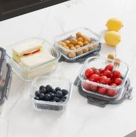 China IKOO Borosilicate Glass Food Container with Airtight Cool Lock Lid for sale