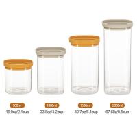 China MOQ 3000 pcs IKOO Borosilicate Glass Canister with Tempered Lid - Stackable Food Storage for sale