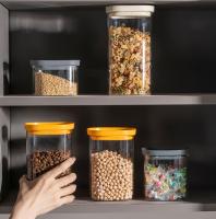 China MOQ 3000 pcs IKOO Borosilicate Glass Canister with Tempered Lid - Stackable Food Storage for sale