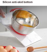China 304 Stainless Steel Mixing Bowl with ABS Lid 1200ml-4500ml for sale