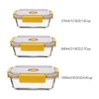 China IKOO 370ml 640ml 1505ml Vacuum Glass Food Container -40℃ to 560℃ for sale