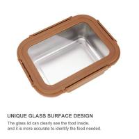 China IKOO Stainless Steel Food Storage Container with Round/Square/Rectangular Shapes for Freshness Preservation and Airtight Seal for sale