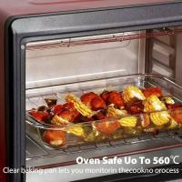 China IKOO Elegant Design Glass Baking Dish with High Borosilicate Glass and 500ml 1000ml 1600ml Capacity for Oven Microwave Freezer for sale