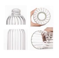China IKOO BPA-Free Reusable Glass Water Bottle with Leak-proof Airtight Lid and Dishwasher Safe Borosilicate Glass Bottle for Gym and Office for sale