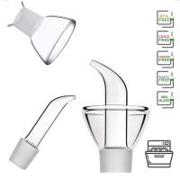 China IKOO High Borosilicate Glass Oil Cruet and Decanter with 700ml Capacity and Non-drip Design for Kitchen for sale