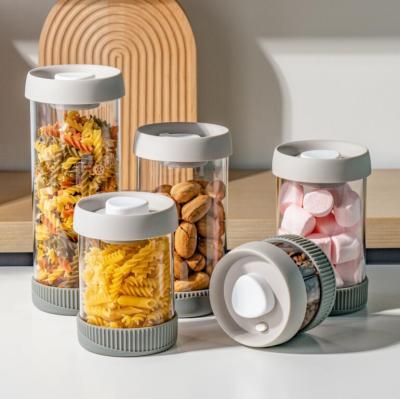 China Various Sizes Vacuum Seal Glass Jar with All-in-One Home Storage Solution for Lifestyle Variety Stores & Import Supermarkets for sale