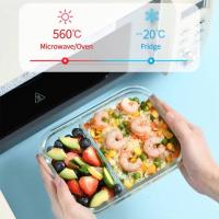 China IKOO High Borosilicate Glass Airtight BPA-Free Vacuum Glass Storage Container for Fresh Food Preservation for sale