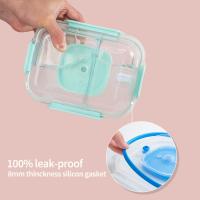 China IKOO High Borosilicate Glass Airtight BPA-Free Vacuum Glass Storage Container for Fresh Food Preservation for sale