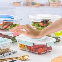 China IKOO High Borosilicate Glass Airtight BPA-Free Vacuum Glass Storage Container for Fresh Food Preservation for sale