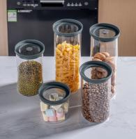 China IKOO GLASS Borosilicate Glass Canister with Airtight Seal – BPA-Free and Dishwasher Safe Food Storage Jar for Dry or Wet Foods for sale