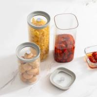 China IKOO BPA Free Dishwasher Safe Airtight Glass Canister with Tempered Glass Lid for Food Storage for sale