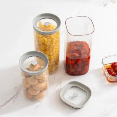 China IKOO BPA Free Dishwasher Safe Airtight Glass Canister with Tempered Glass Lid for Food Storage for sale