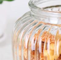 China IKOO 600ml 1400ml 1900ml Glass Canister and Fermentation Jar for Food Storage with Airtight Lid for sale