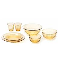 China Colored Tinted Borosilicate Glassware Container for Kitchen Use and Food Storage for sale