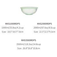 China IKOO High Borosilicate Glass Salad Bowl with PE Lid - 1000ml to 3500ml for sale