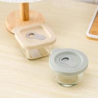 China IKOO Mini Glass Food Container Small Glass Food Container with 120ml 130ml 160ml Capacity and High Borosilicate Glass for sale
