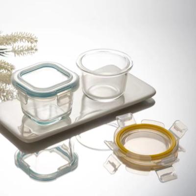 China IKOO 120ml 130ml 160ml Glass Baby Food Container Mini Glass Food Container with High Borosilicate Glass for sale