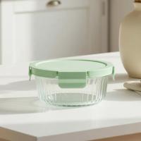 China IKOO 4 Lock Glass Food Container -40°C to 560°C Heat Resistant for sale