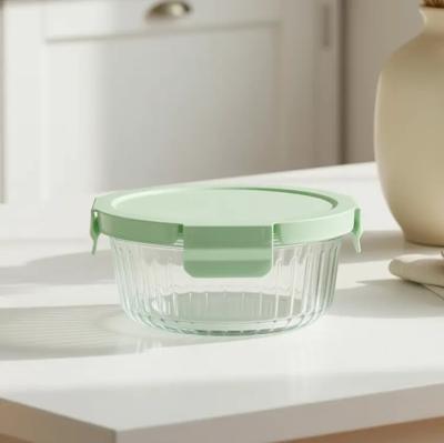 China IKOO 4 Lock Glass Food Container -40°C to 560°C Heat Resistant for sale