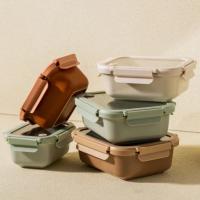 China IKOO Stackable Ceramic Food Storage Container with Glass Lid - Microwave Safe, Leak-proof, and Dishwasher Safe for sale