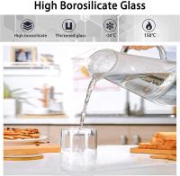 China IKOO High Borosilicate Glass Storage Jar with Airtight Cork Lid for Multifunctional Kitchen and Bathroom Storage for sale