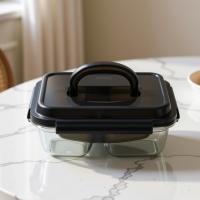 China SS304 Stainless Steel Divided Food Container with BPA-Free PP Lid for sale