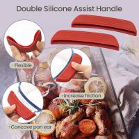 China Dishwasher Safe Heat Resistant Eco-Friendly Borosilicate Glass Baking Dish Set with Handle for sale