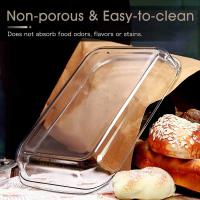 China IKOO High Borosilicate Glass Baking Dish - 560℃ Heat Resistant & Dishwasher Safe Oven Safe Glass Pan for sale