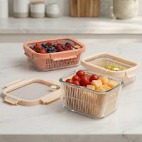 China Dishwasher safe borosilicate glass airtight container with competitive price for Premium Kitchenware & Organic Retailers for sale
