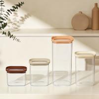 China IKOO Borosilicate Glass Canister with Tempered Lid - Multiple Sizes for sale