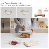 China oxidation prevention borosilicate glass food storage containers with vacuum pump for Smart Kitchenware & Home Appliance Brands for sale