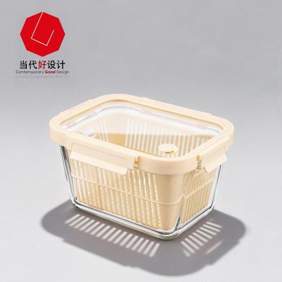China Dishwasher safe borosilicate glass airtight container with competitive price for Premium Kitchenware & Organic Retailers for sale
